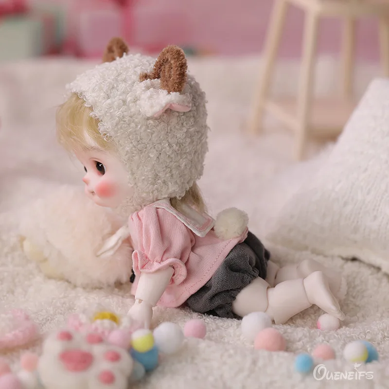 Bubble Doll BJD 1/8 WIth Mey Body Cute Round face baby Doll Fullset ...