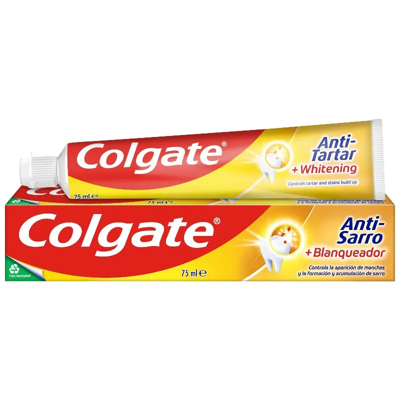 Colgate Toothpaste Anti-tartar + Whitening Tube 75 Ml - Toothpaste ...