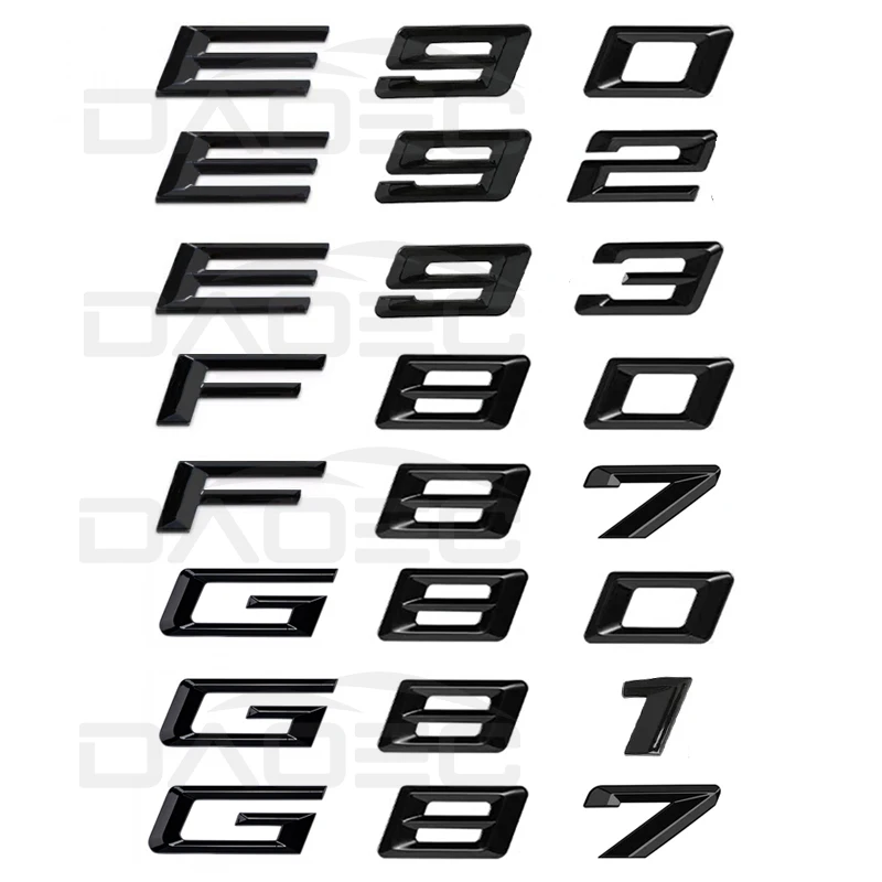 Car-ABS-Trunk-Chassis-Code-Letters-Logo-Badge-Emblem-Styling-Sticker ...