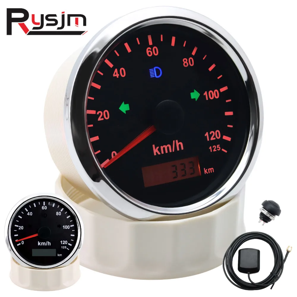 12V-24V-Waterproof-85mm-GPS-Speedometer-Odometer-125km-h-GPS-Speed ...