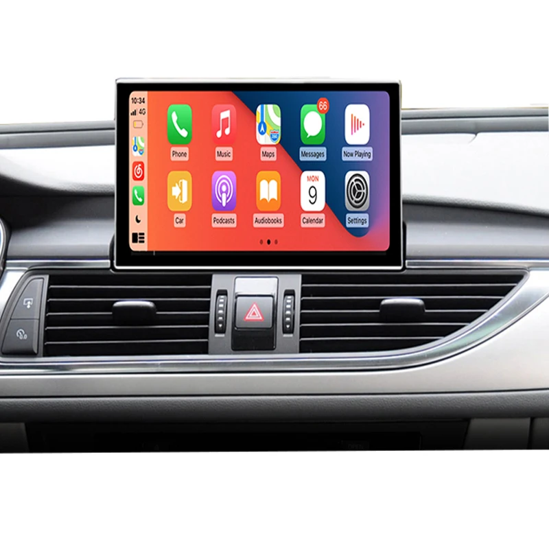 Wireless-Carplay-Auto-Android-12-Car-Multimedia-Stereo-For-Audi-A6-C7 ...