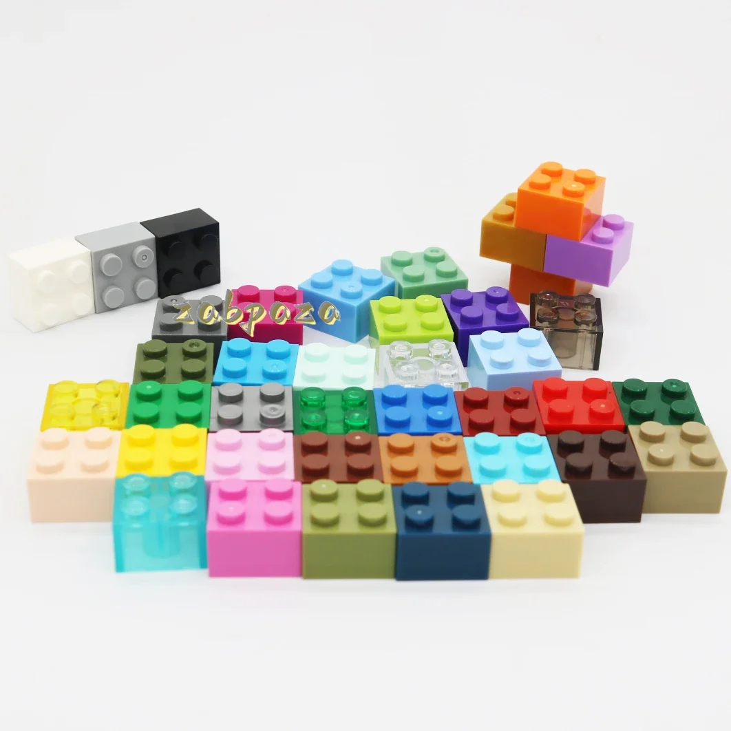 MOC 50PCS 3003 2x2 Building Blocks High-Tech House Castle Bricks ...