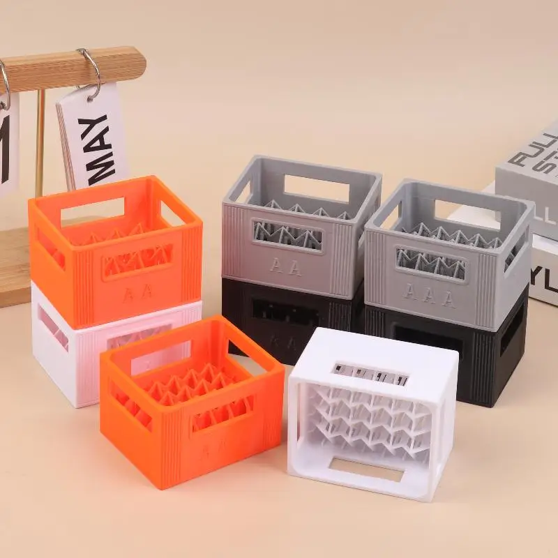 3D Printed Beer Crate Style Battery Storage Case No. 5 Aa No. 7 Aaa ...