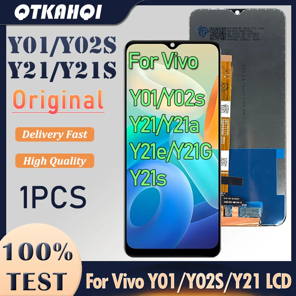 6-51-Original-For-Vivo-Y01-Y02s-Y21a-Y21G-LCD-Display-Touch-Screen ...