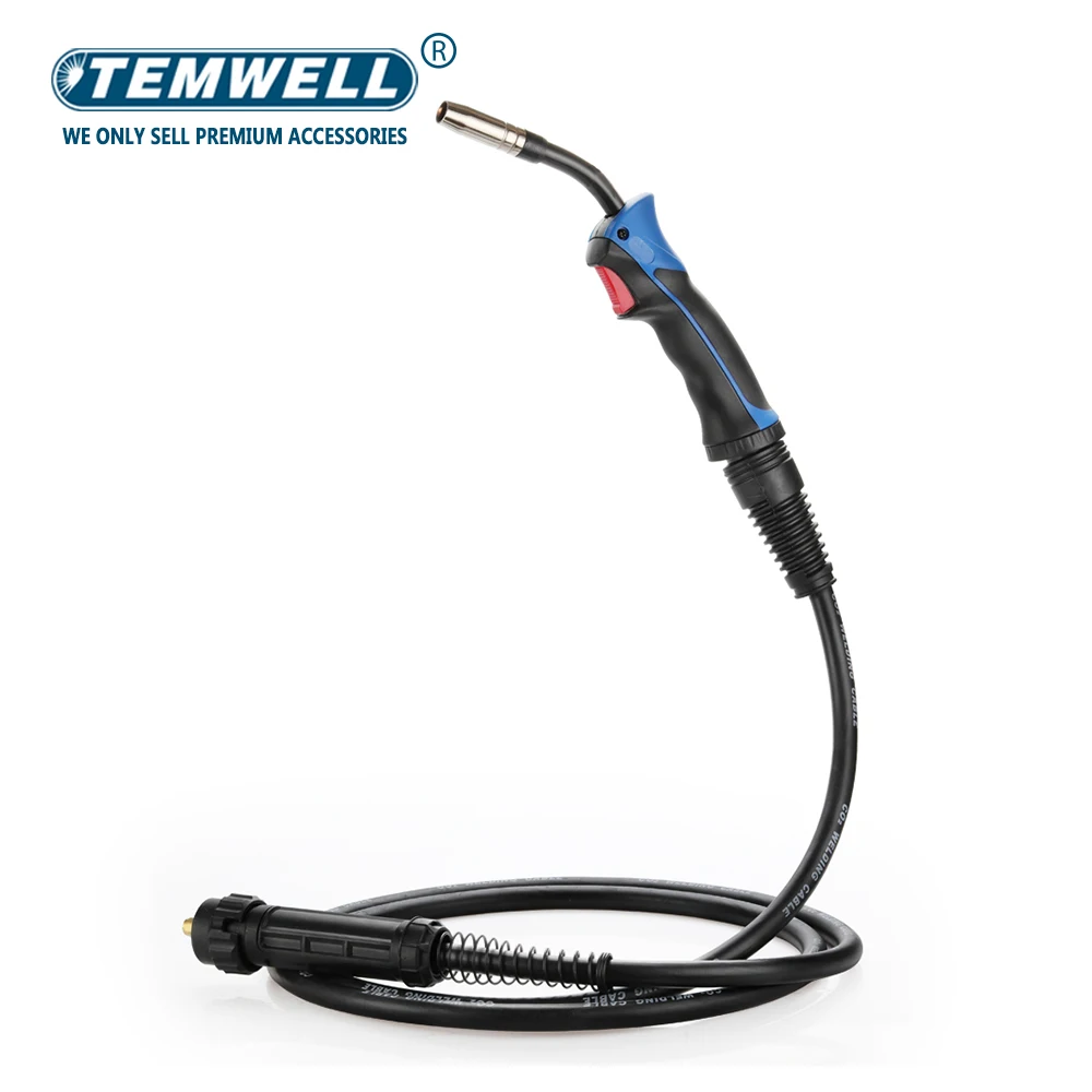 15AK-MIG-Welding-Torch-3m-10ft-Air-Cooled-EU-Connector-MAG-Welder-Gun ...
