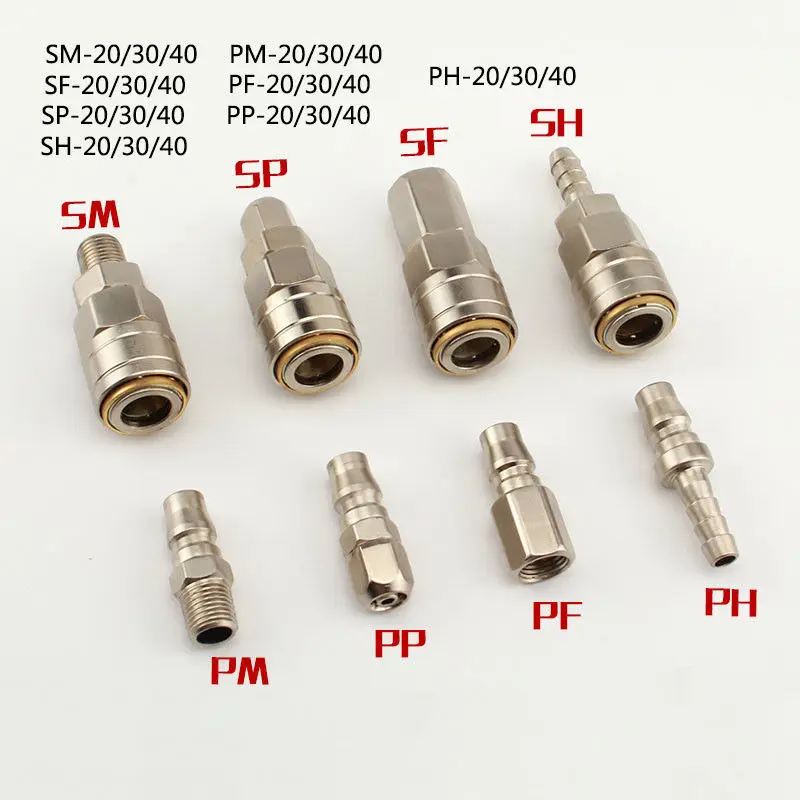 C-Type-Fast-Joint-Pneumatic-Tool-Air-Gun-Tube-Air-Pump-Air-Press-Since ...