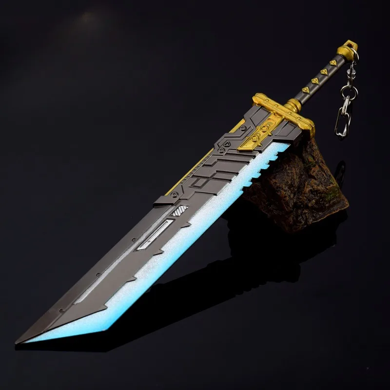 21cm Apex Heirloom Weapon FF7 Remake Cloud Buster Sword Game Metal ...