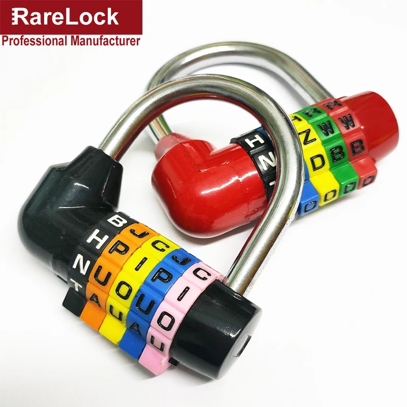 5 Color Letter Combination Padlock For Box Door Suitcases Travel Bag ...