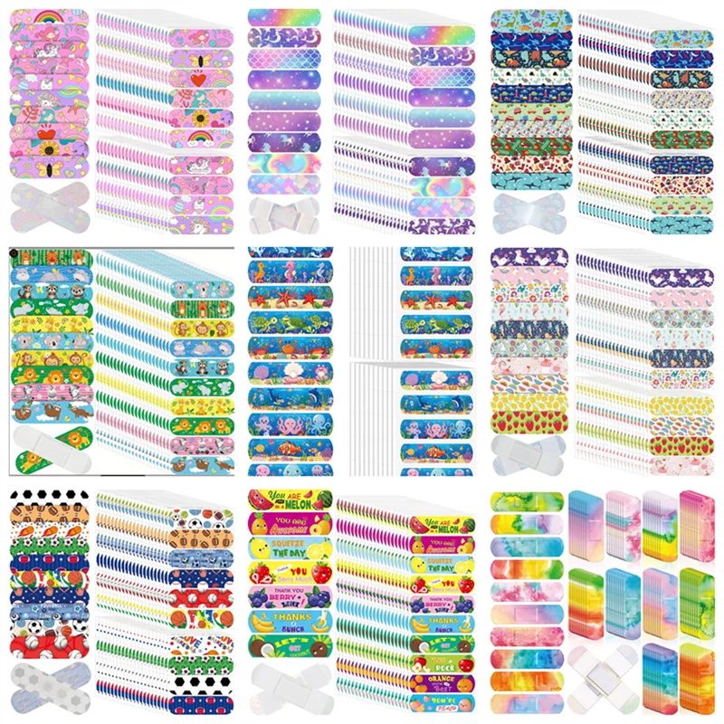 50pcs/set Cartoon Band Aid Cute Plasters for Kids Wound Dressing Patch ...
