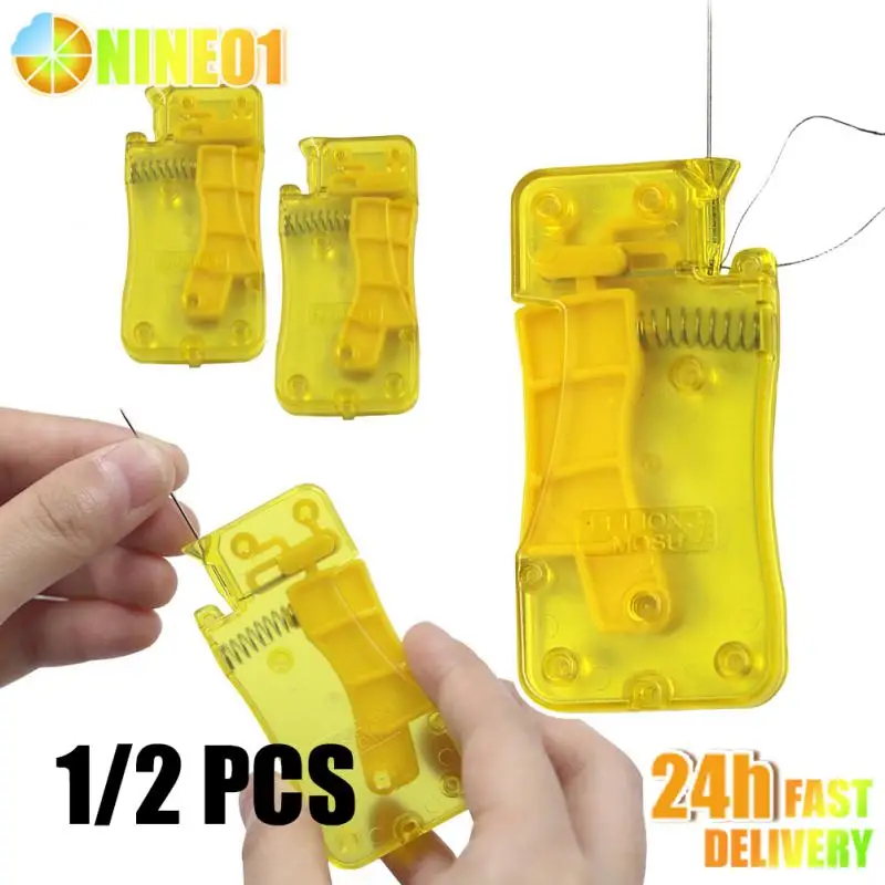 1-2pcs-Auto-Needle-Threader-Tool-Home-Hand-Machine-Sewing-Automatic ...