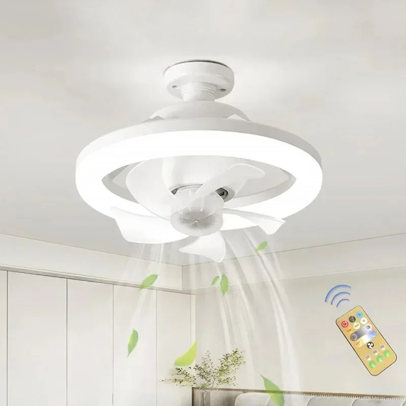 360-Rotation-Ceiling-Fan-With-Light-LED-For-Living-Room-Bedroom-Remote ...