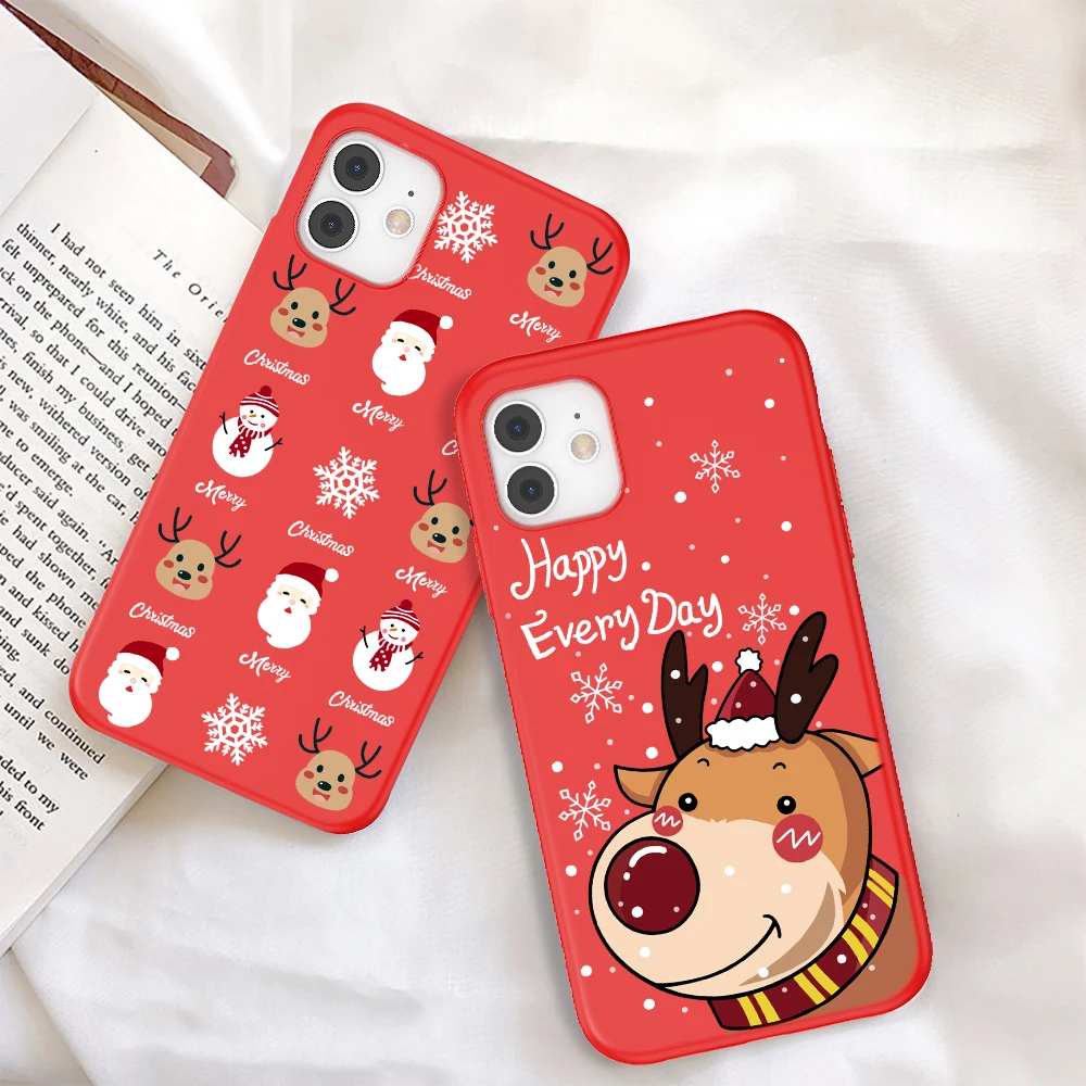 New-Year-Red-Santa-Reindeer-Xmas-Phone-Case-for-IPhone-14-11-12-13-Pro ...