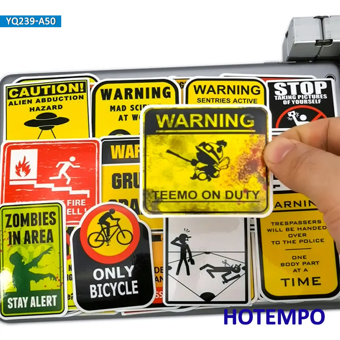 50Pieces-Traffic-Warning-Sign-Spoof-Funny-Stickers-for-DIY-Phone ...
