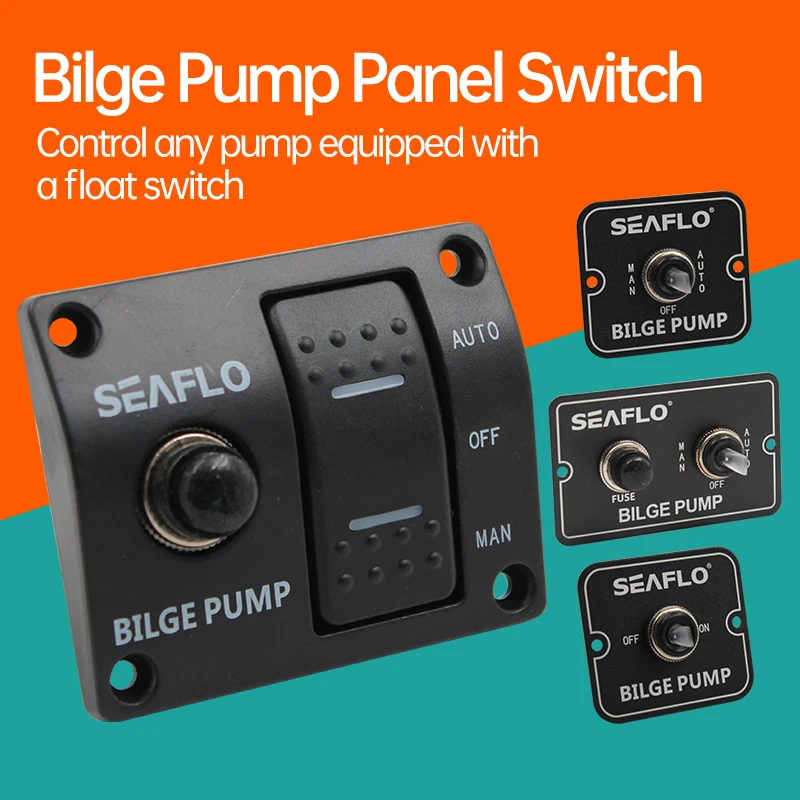Seaflo-Bilge-Pump-Control-Switch-Marine-Panel-Switch-Automatic-Pump ...