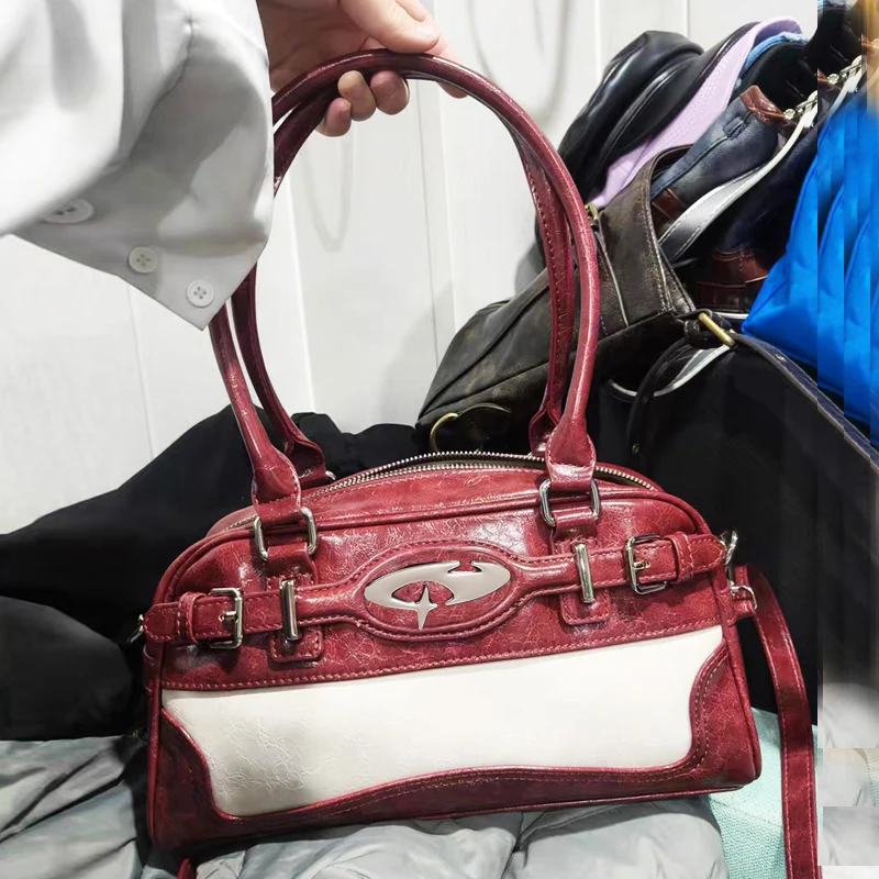 Moto-Biker-Bags-For-Women-Luxury-Designer-Handbags-Purses-2024-New-In ...