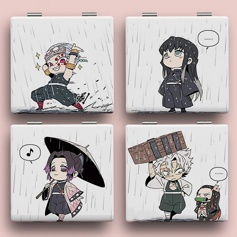 7-6-cm-Demon-Slayer-Kimetsu-no-Yaiba-espejo-de-maquillaje-plegable-de ...