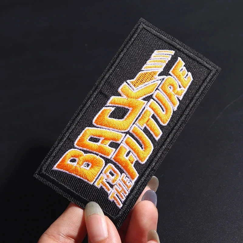 Back-To-The-Future-Letters-Embroidered-Badge-Patch-on-Clothes-Appliques ...