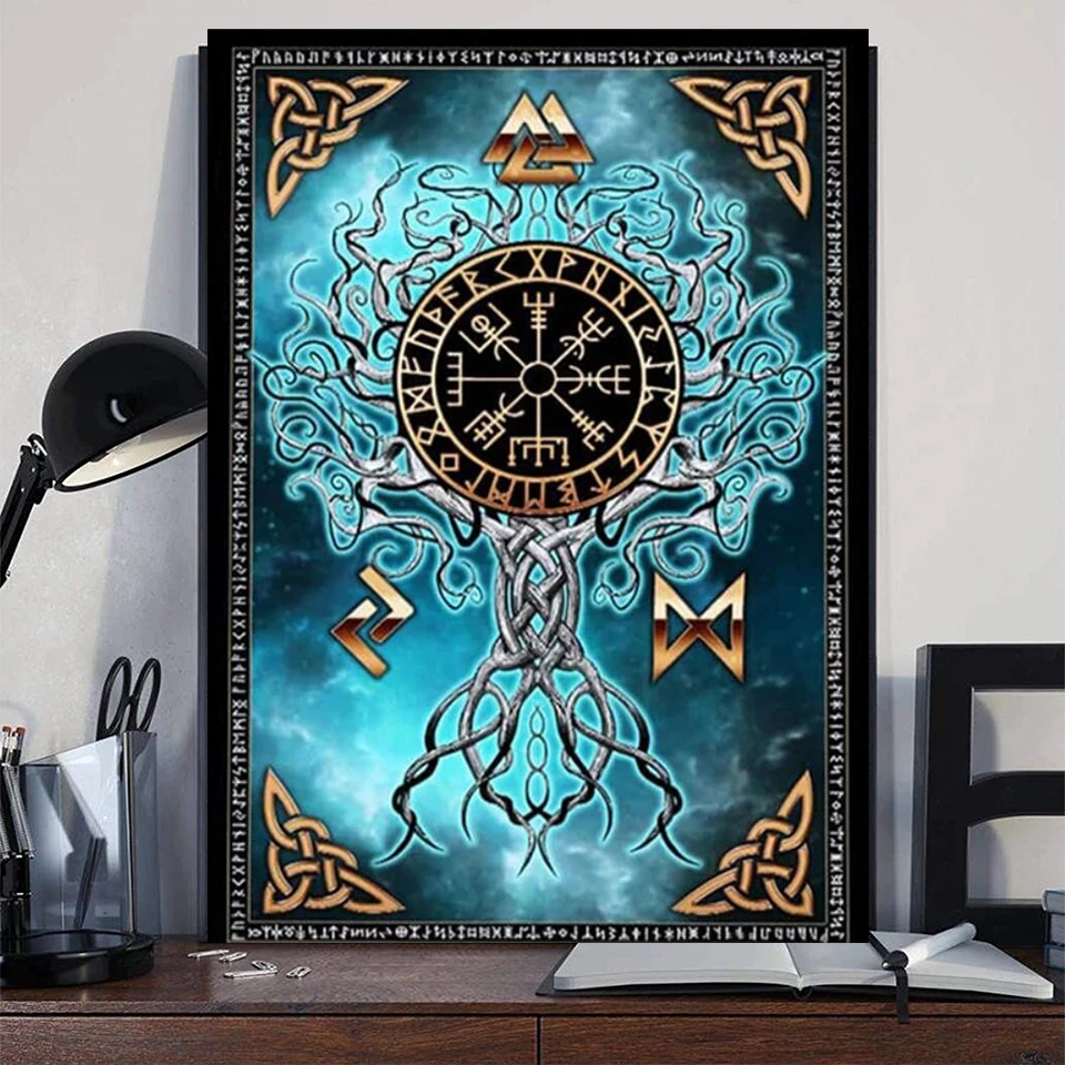 Rec-m-chegados-rvore-da-vida-diamante-mosaico-bordado-5d-diy-pintura ...