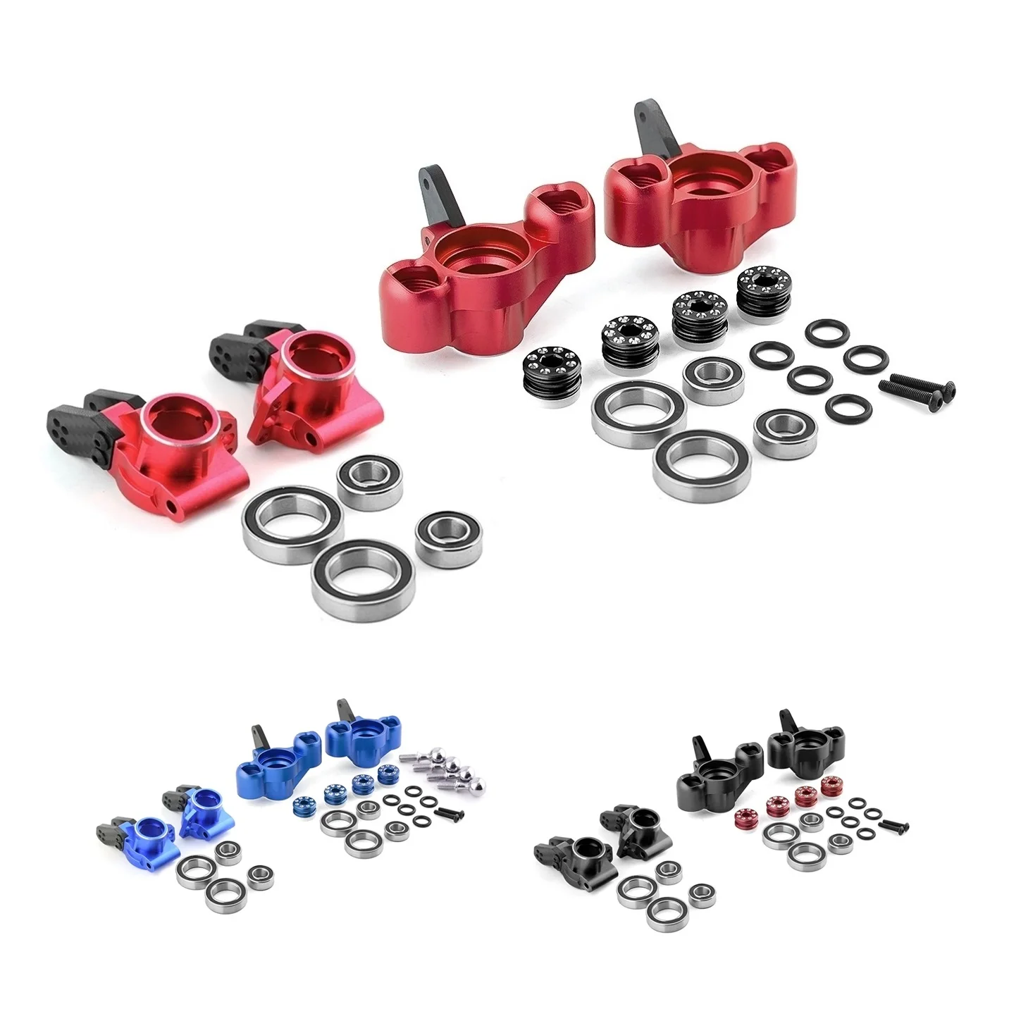 Metal-Front-Steering-Knuckle-Blocks-and-Rear-Hub-Carrier-for-Arrma-1-8 ...