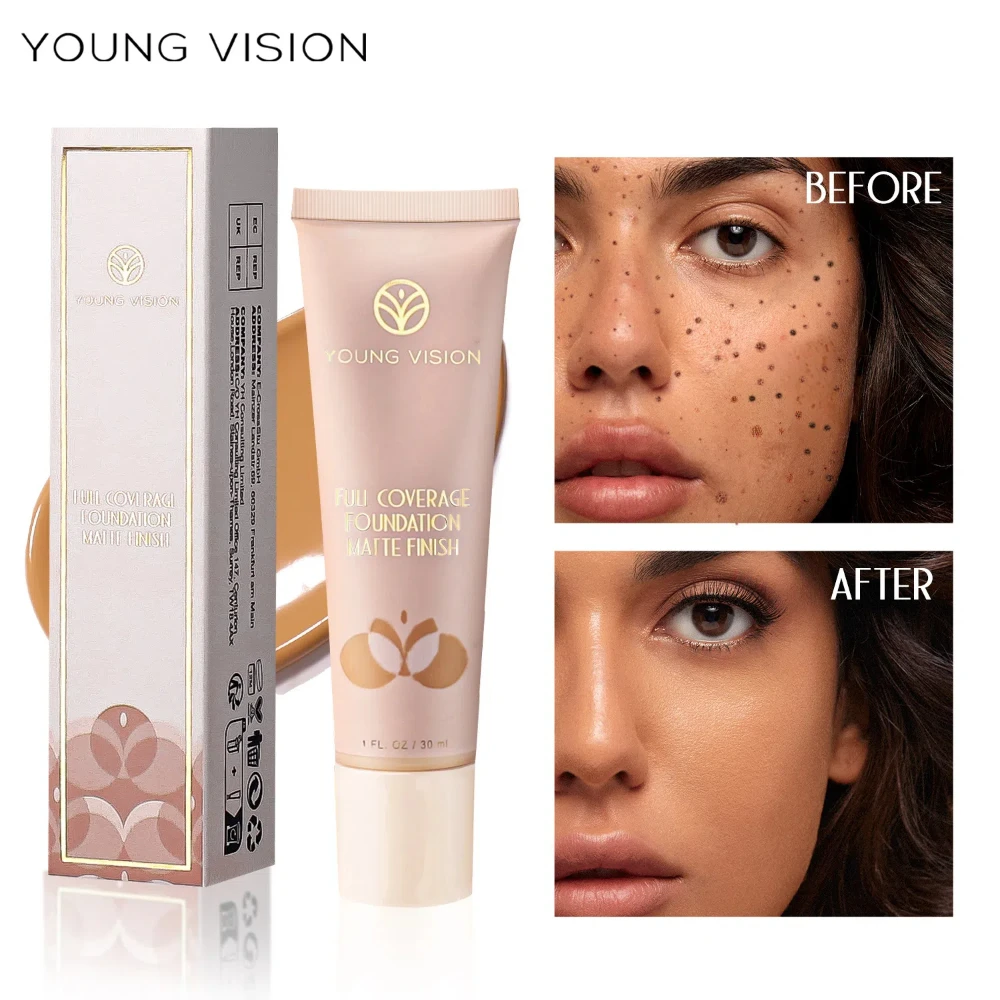 30ml Matte Liquid Foundation CC Cream Smooth Long Lasting Oil-Control ...