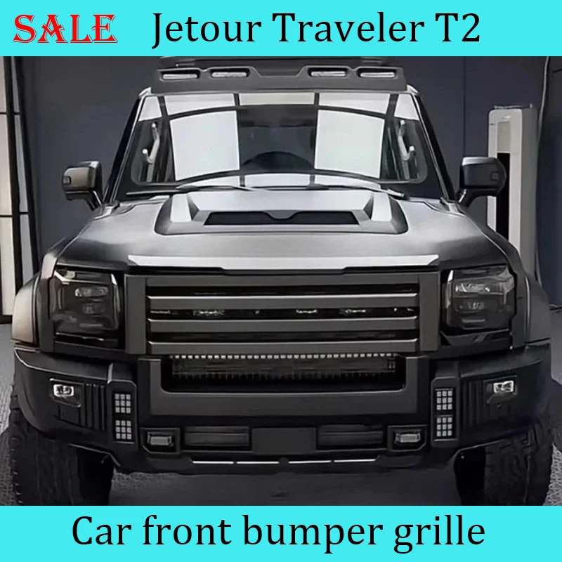 Fit for JETOUR Traveler T2 2023-2025 Car Front Bumper Grille Modified ...