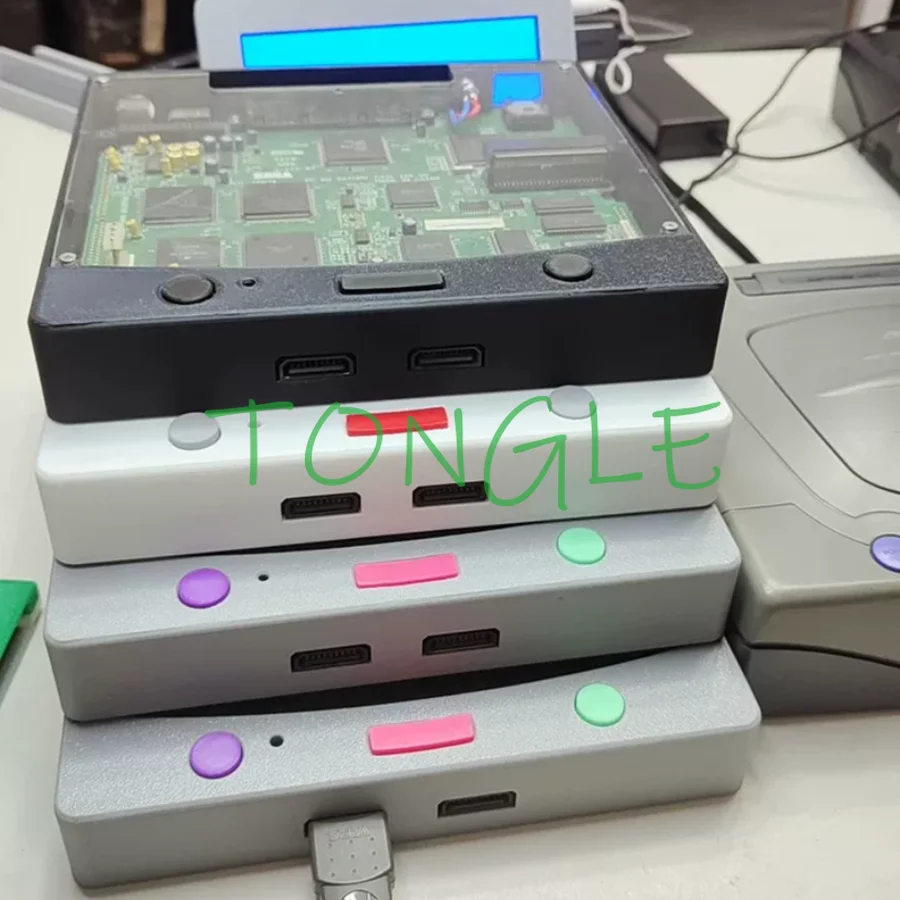 Saroo-Console-de-jeu-Saturn-transparente-d-di-e-h-te-sans-disque ...