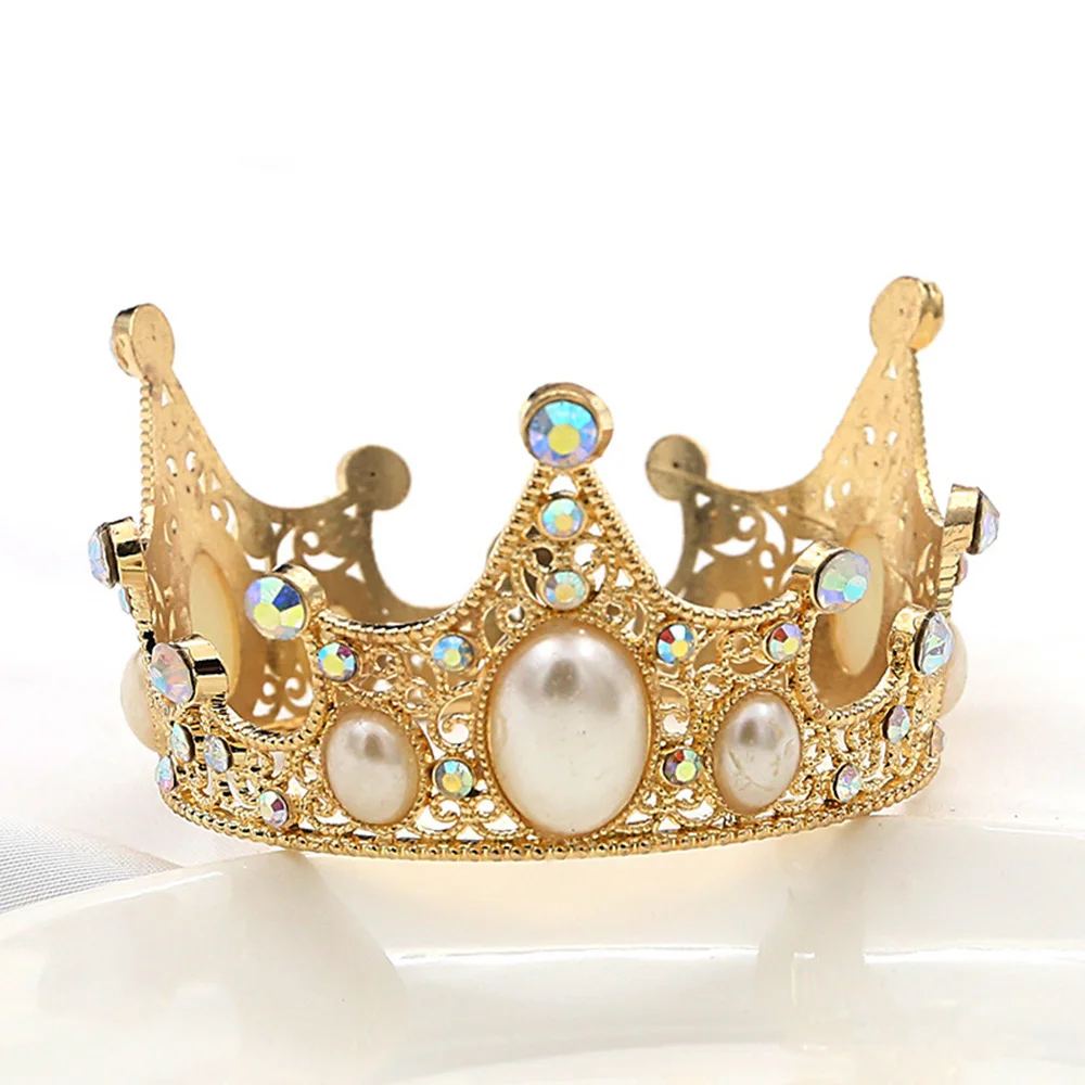 Gold Metal Crown Decor