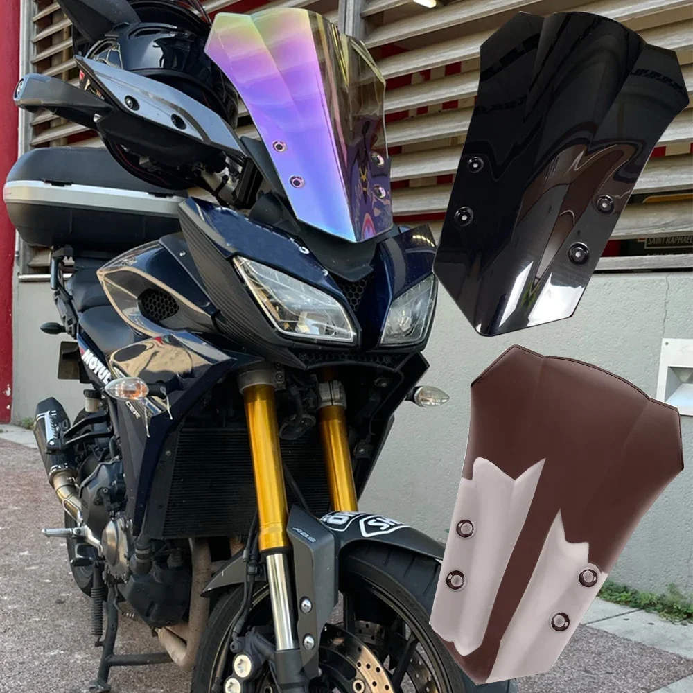 for-Yamaha-FJ09-Windscreen-Windshield-Double-Bubble-Screen-For-MT-09 ...