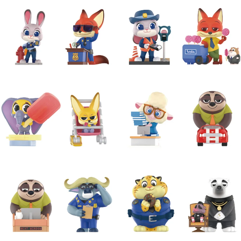 Disney Movie Zootopia Ice Cream Nick Chief Bogo Benjamin Finnick Judy ...