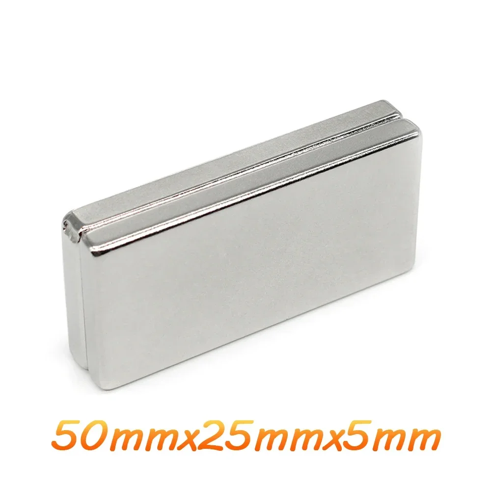 50x25x5mm Big Super Strong Square Magnet For Home Refrigerators ...