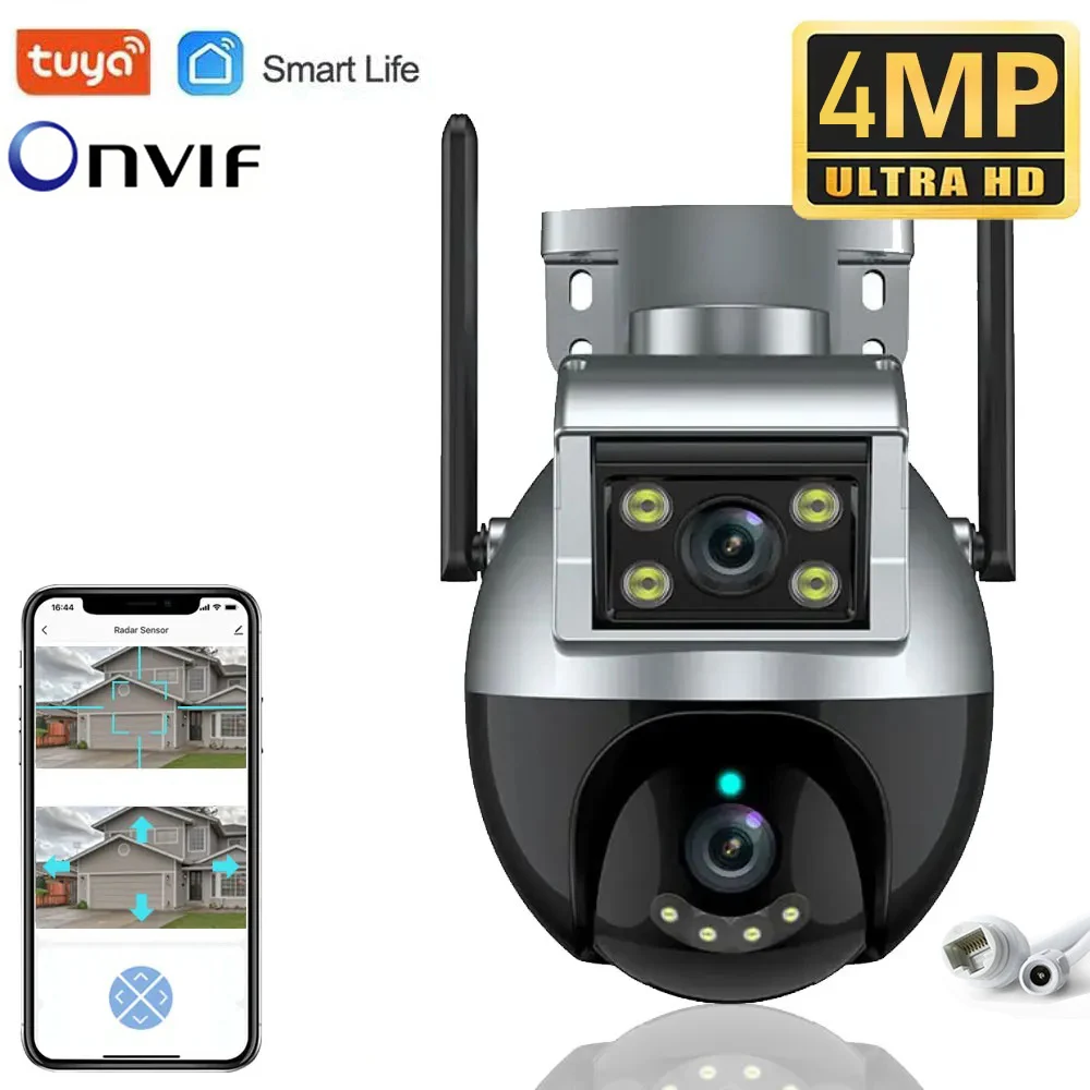 2K-4MP-Dual-Lens-Tuya-Smart-Life-Onvif-HD-Waterproof-Outdoor-IP-Camera ...