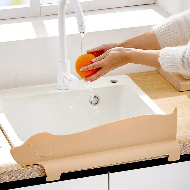 Silicone-Sink-Splash-Guard-Kitchen-Sink-Splash-Guard-Faucet-Water ...