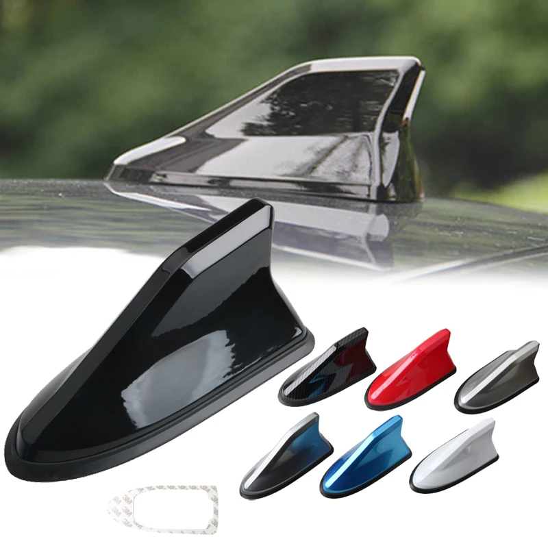 A53C Universal Car Roof Antenna AM FM With Amplifier A53C Car Shark Fin ...