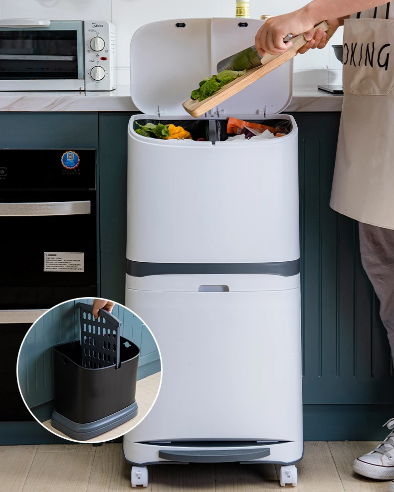 Convenient-New-Garbage-Bucket-Sorted-Waste-Bin-With-Wheel-Kitchen ...