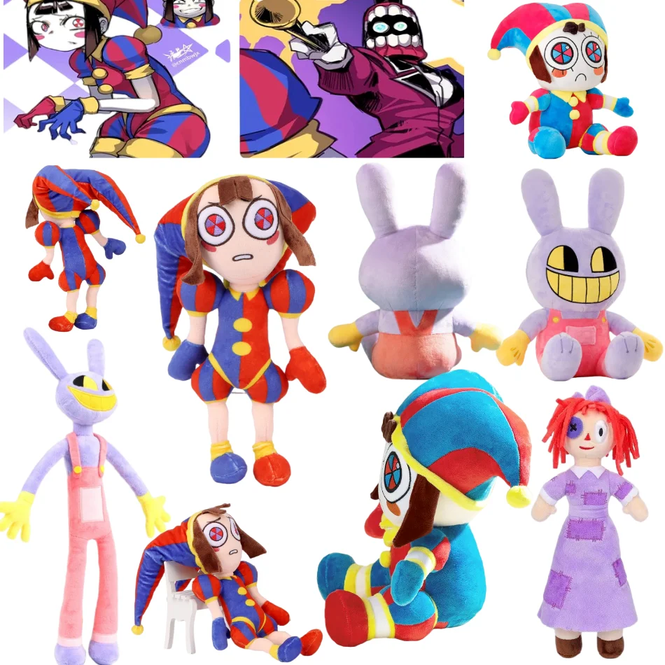 The-Amazing-Digital-Circus-Clown-Rabbit-Plush-Dolls-Cute-Cartoon ...