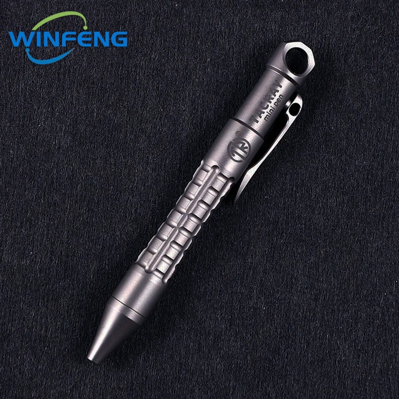 Portable-Titanium-Bolt-Action-Tactical-Pen-Signature-Ballpoint-Pen-Self ...