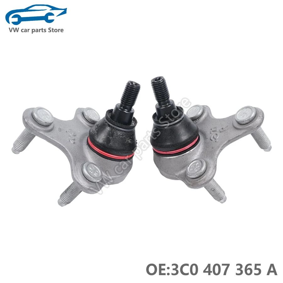2PCS 1K0407365C 3C0407365B Suspension Control Arm Ball Joint For VW ...