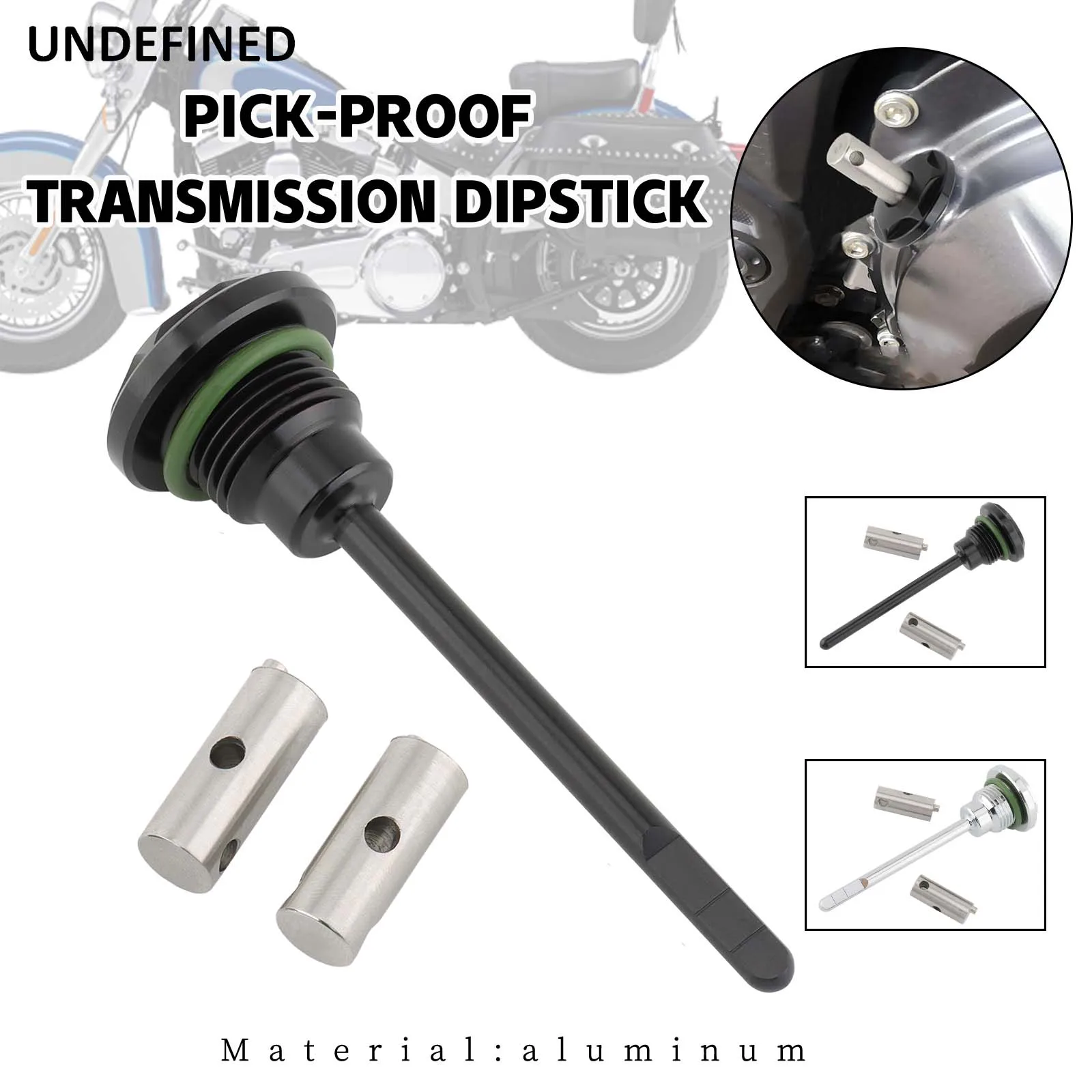Motorcycle-Aluminum-Engine-Precision-Oil-Dipstick-For-Harley-1987-2005 ...