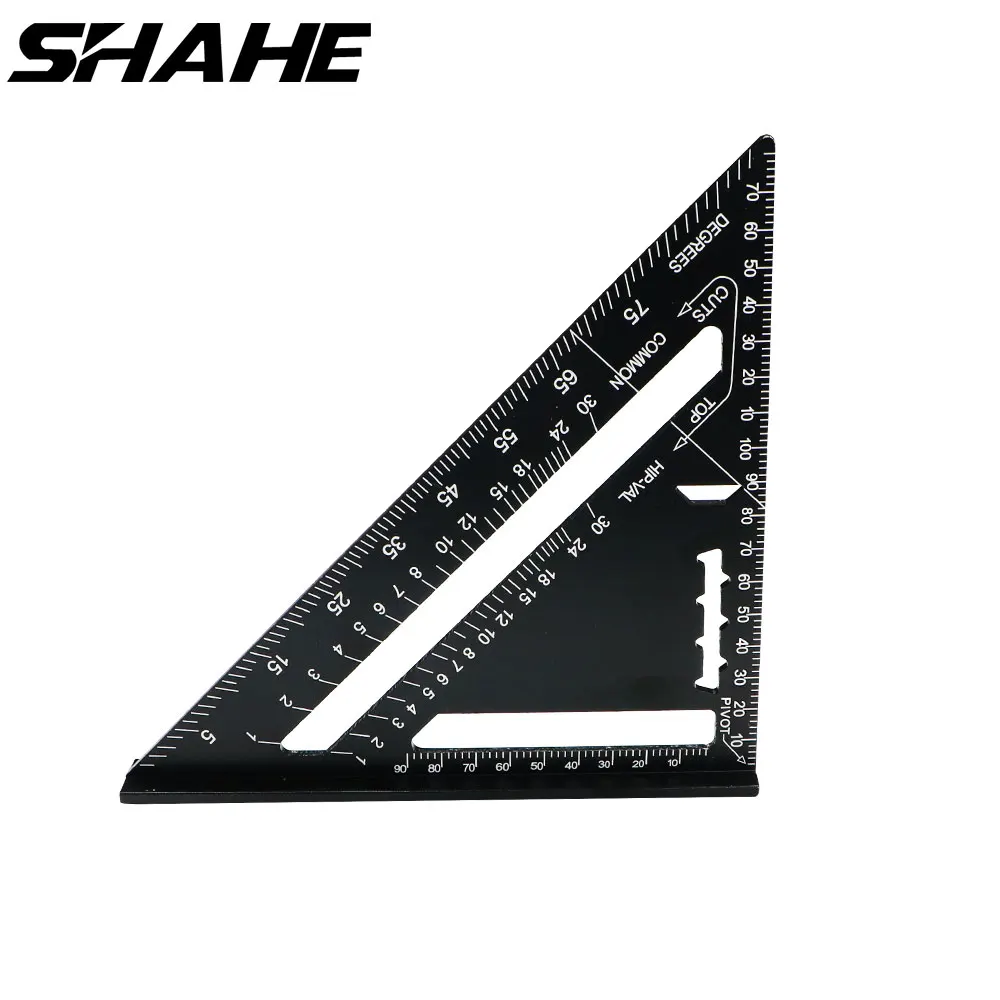 Square Triangle Ruler Tools Carpenter | Degree Angle Try Square Ruler ...