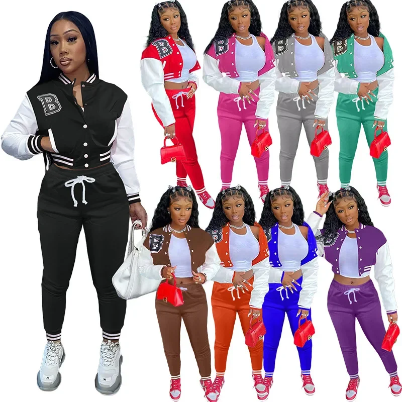 2024-Trend-Baseball-Jurk-Uniform-2-Piece-Set-Tracksuits-Baseball ...
