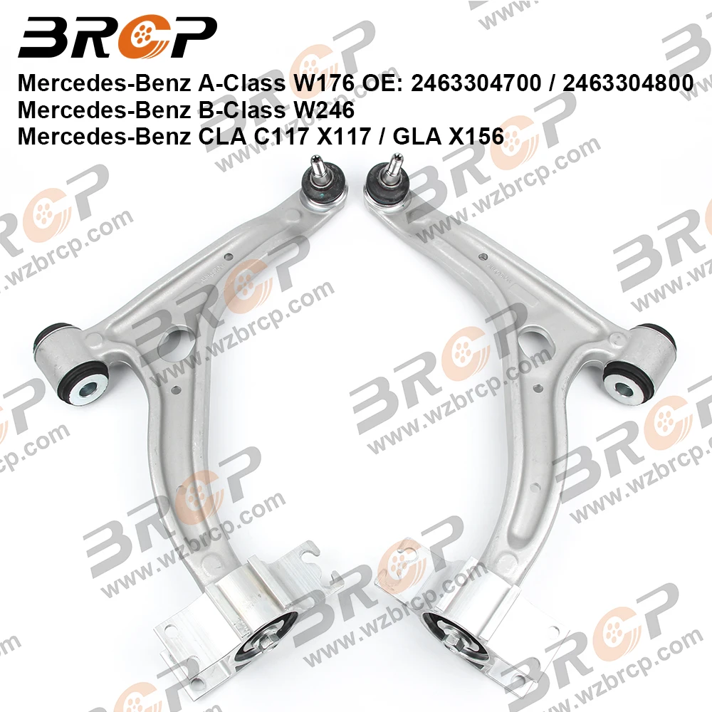 BRCP Pair Front Lower Suspension Control Arm For Mercedes Benz A B ...