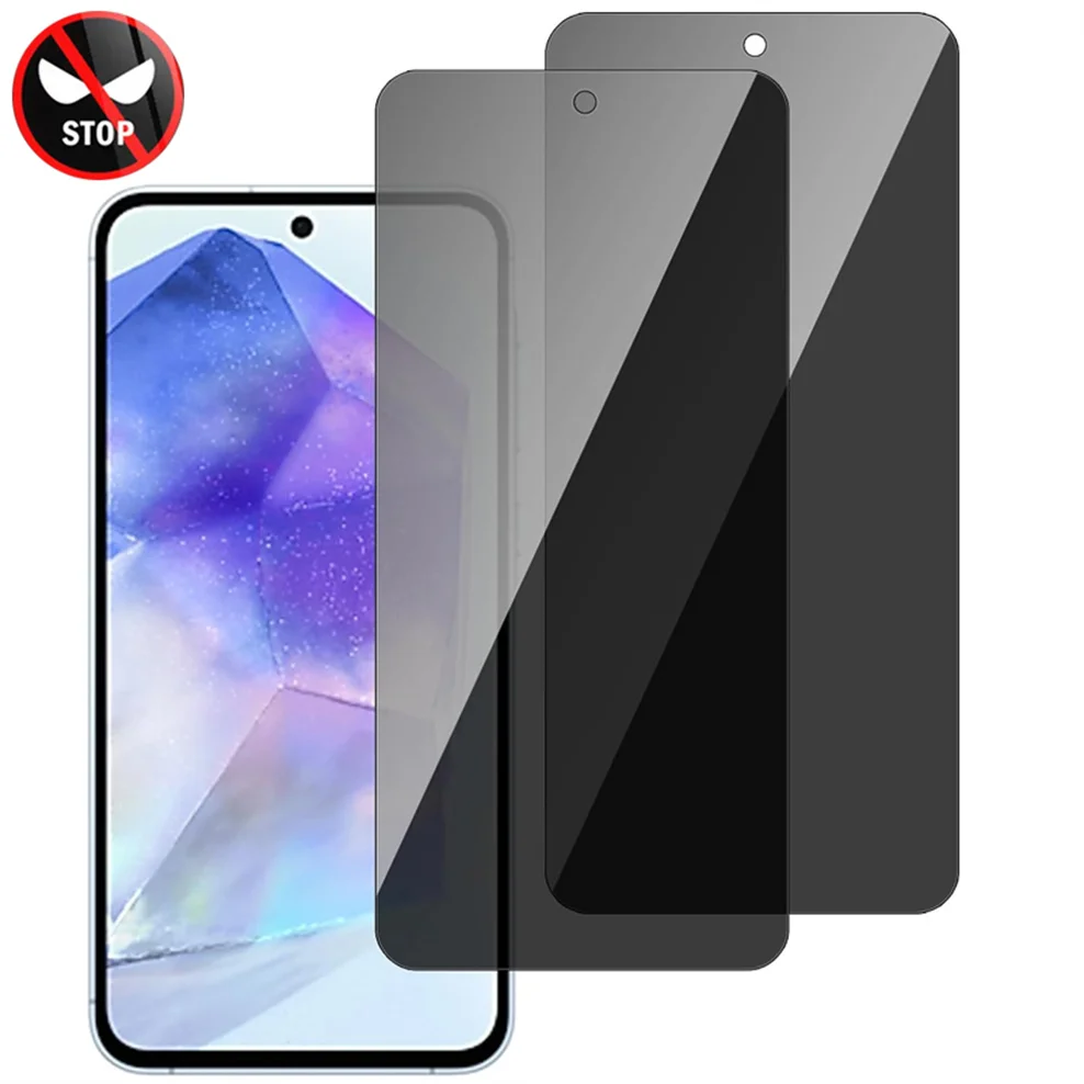 2-Pcs-Anti-Spy-Glass-for-Samsung-A55-Tempered-Film-A-55-5G-Privacy ...