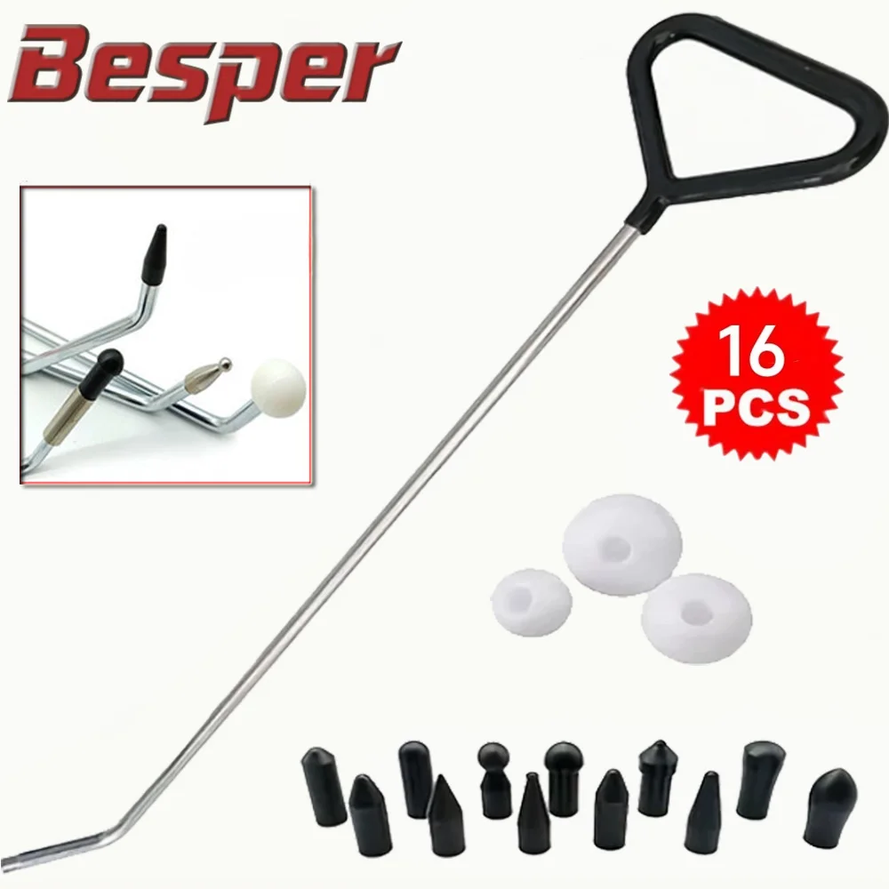 Dent Repair Hooks Push Rods with Taper Heads Relacement Repair Kits for ...