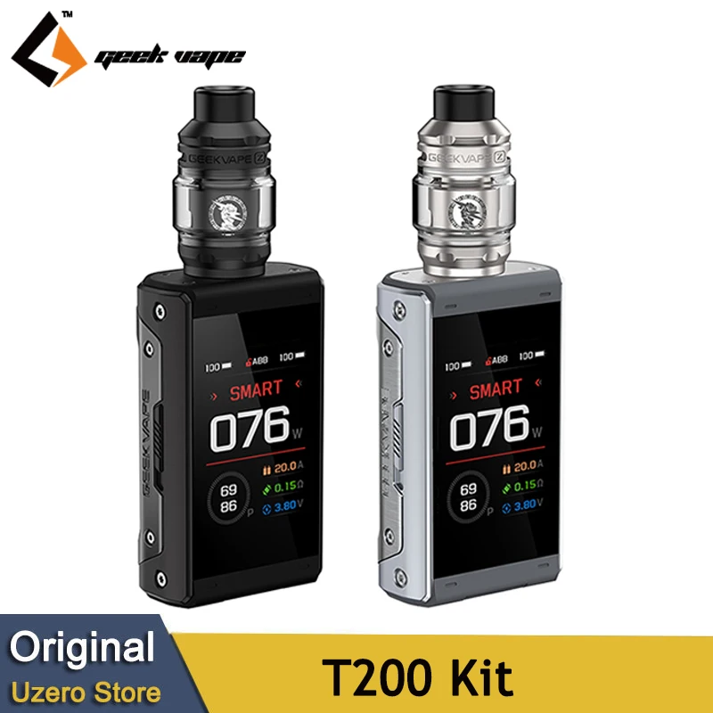 Original Geekvape T200 Kit Aegis Touch Mod 200W Electronic Cigarette ...