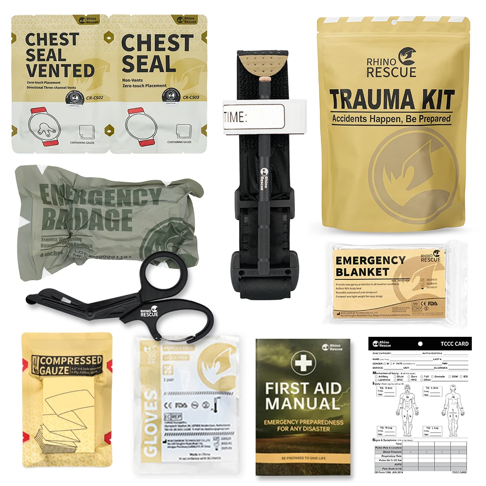RHINO-RESCUE-First-Aid-Trauma-Kit-To-Configure-Survival-Kit-Outdoor ...