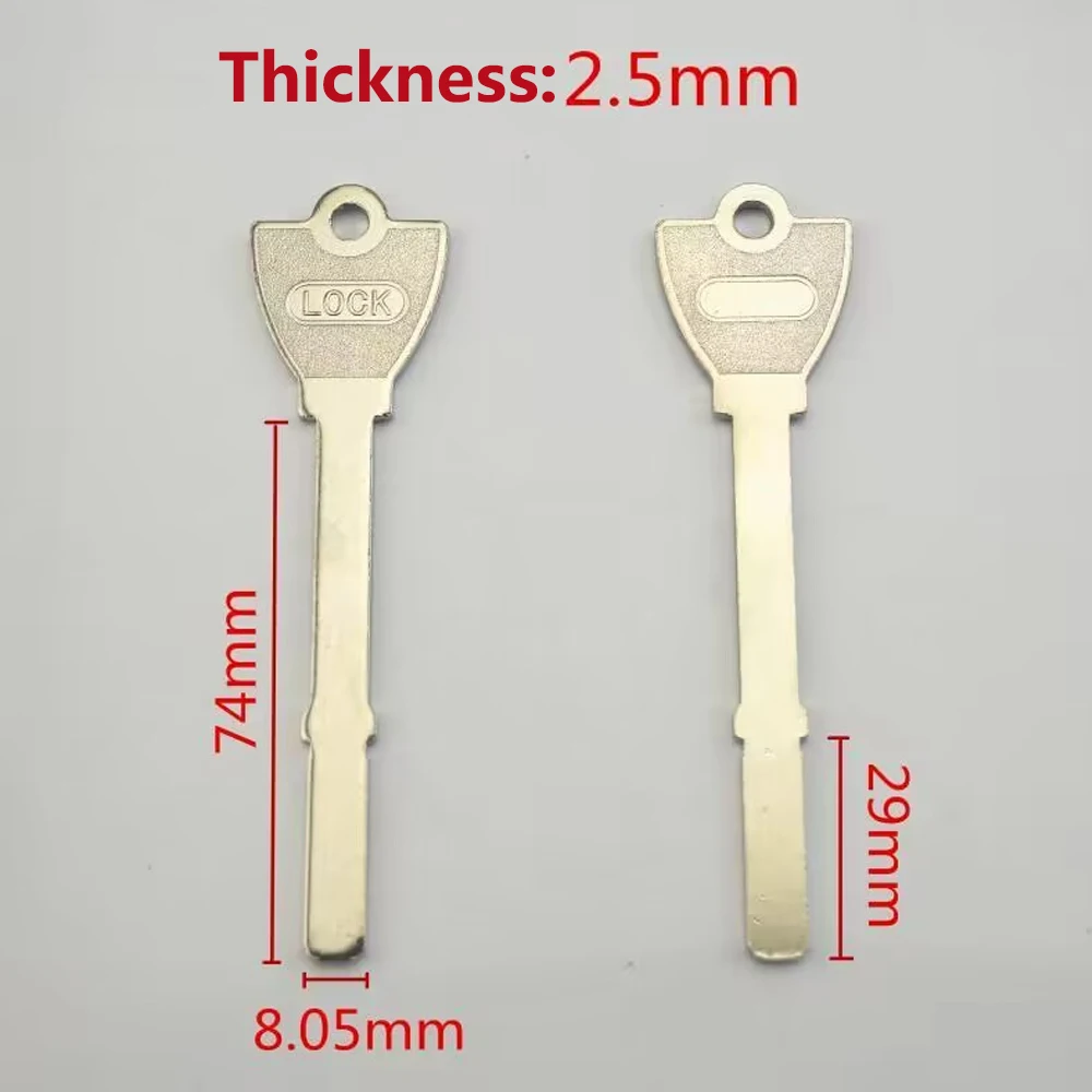 5PCS-LOT-Lengthening-Folding-Flat-Blade-Key-Embryo-Fingerprint-Lock ...
