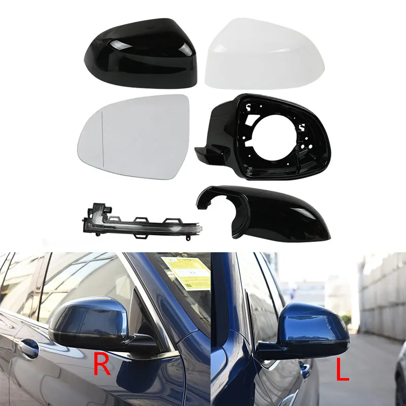 Side-Rearview-Mirror-Cover-Frame-House-Shell-Bottom-Glass-Indicator ...