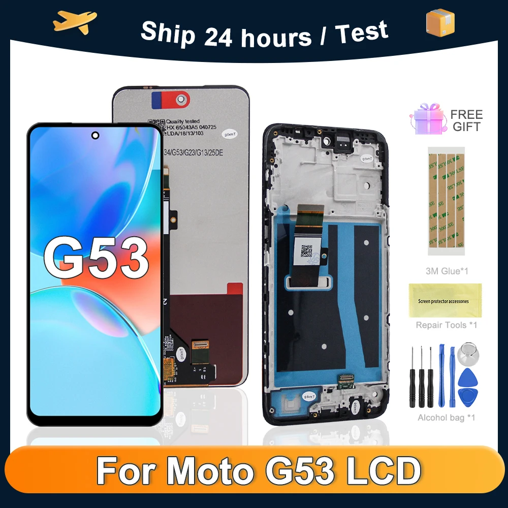Pantalla LCD OEM de 6,5 pulgadas para Motorola Moto G53 XT2335-2 ...