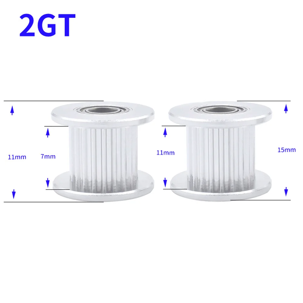GT2 Type Passive Synchronous Wheel 20 60Teeth Aluminum Timing Drive ...