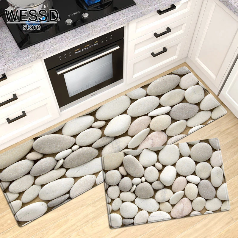 Cobblestone Rug 3D Hall Carpet Custom Size Non slip And Washable ...